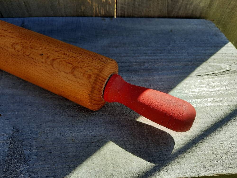 Vintage Farmhouse Painted Handle Rolling Pin Collectible - Etsy