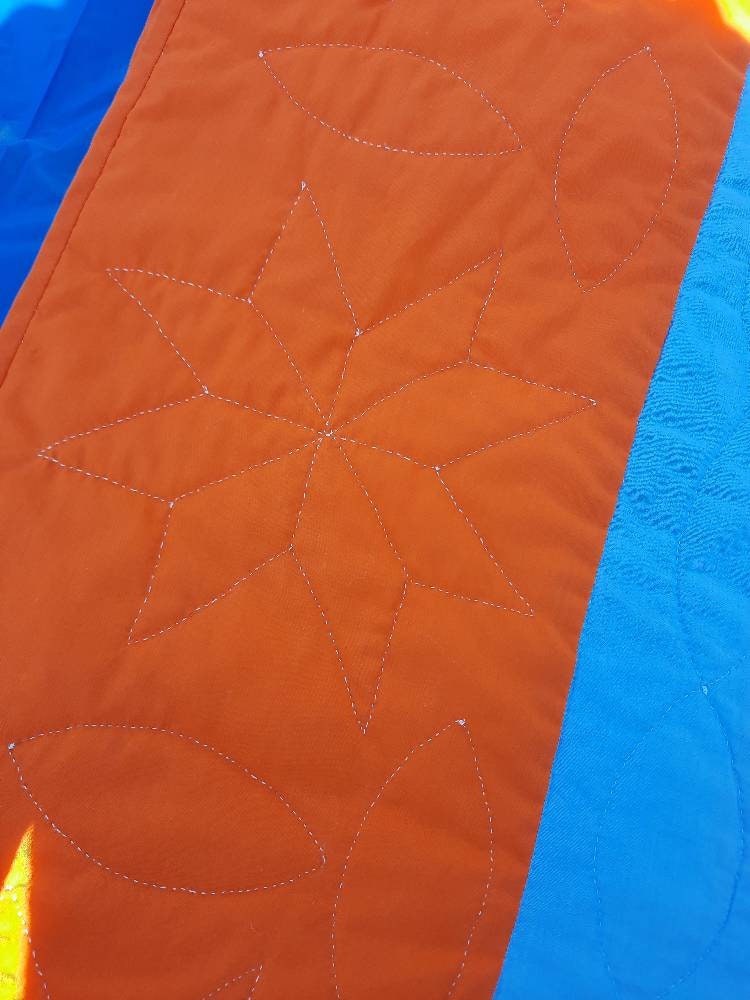 Vintage 8 Point Star Pattern 92 Inches by 71 Inches Hand Sewn - Etsy