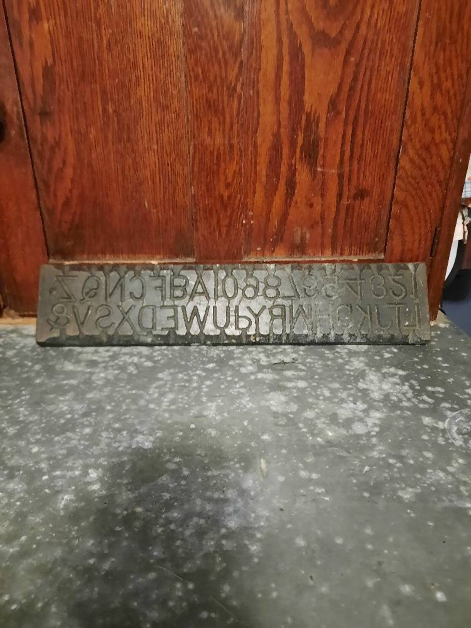 Antique Cast Iron Letters Press, Paper Press, Primitive Printing ...