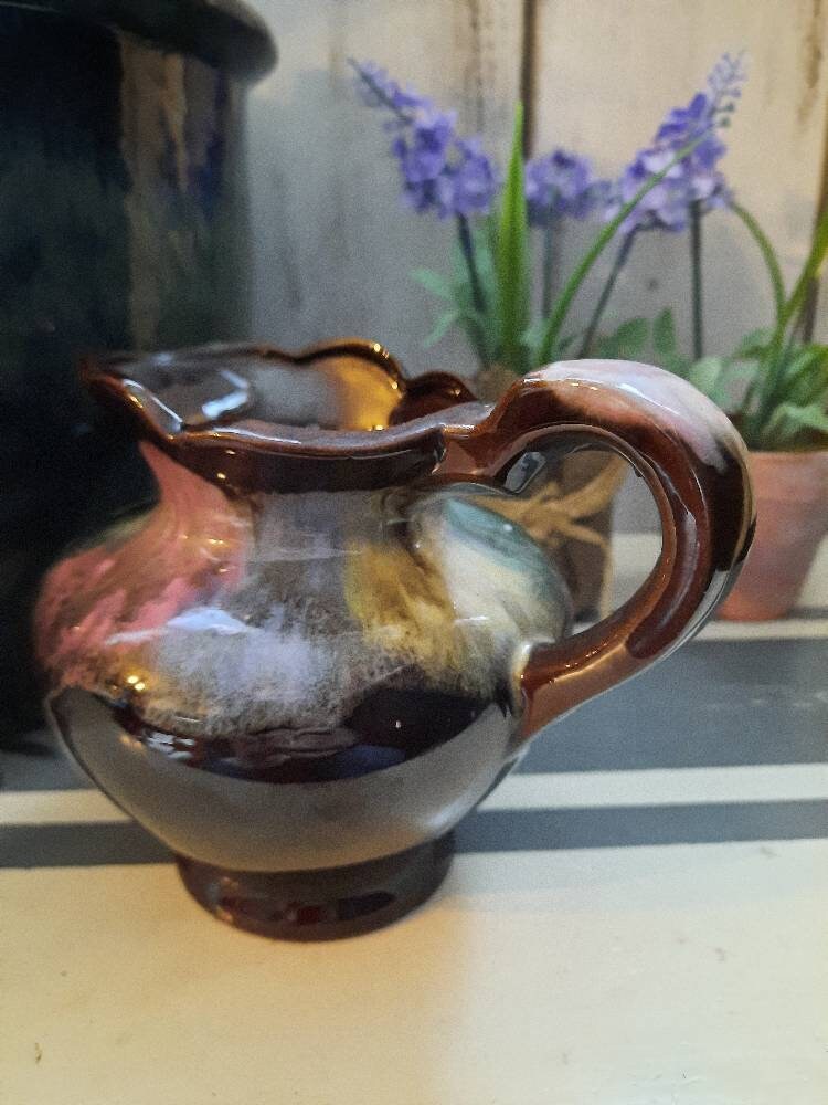 Vintage Tilso Multiple Color Drip Glazed Pitcher or Creamer - Etsy