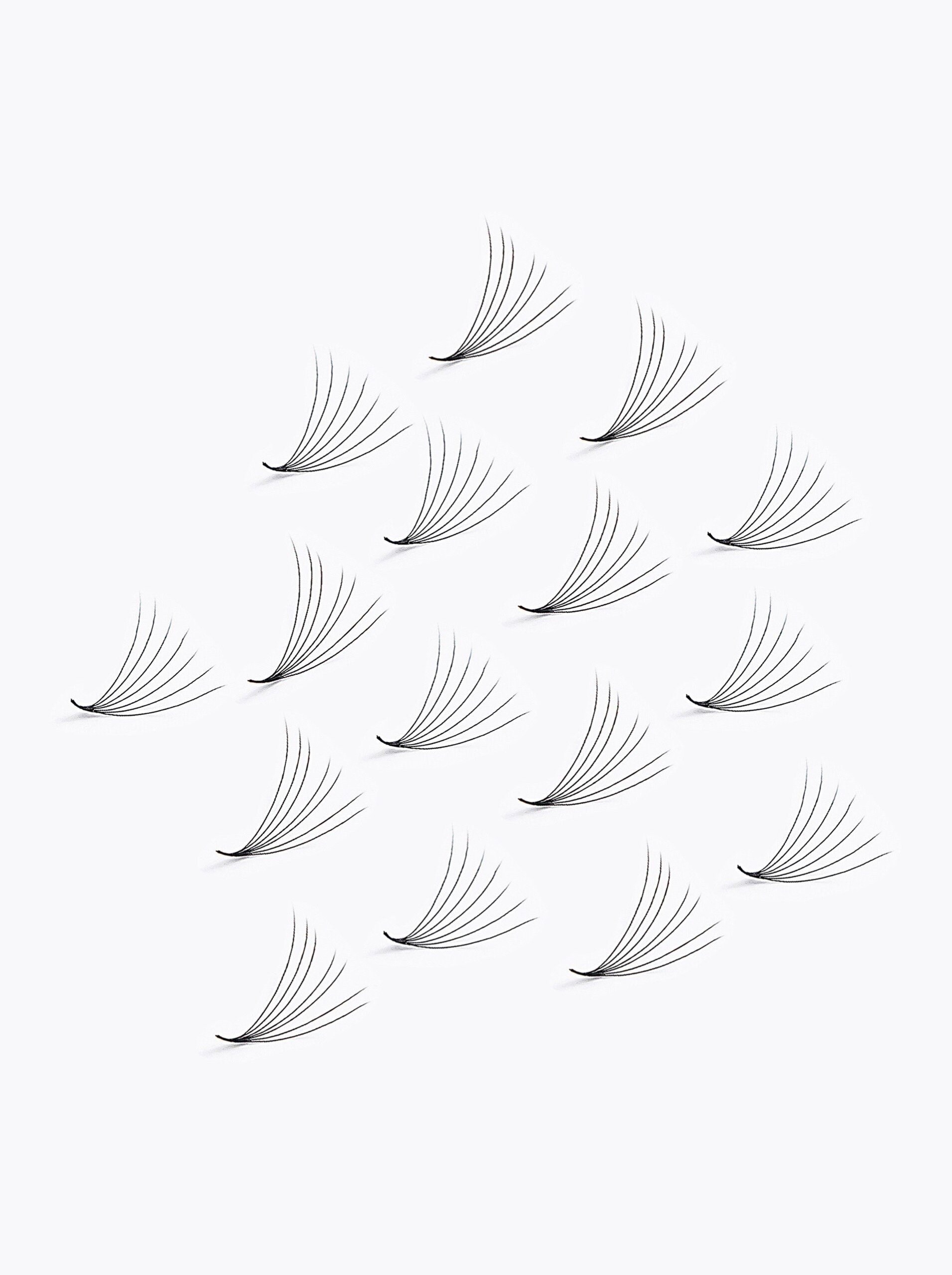 Mix 7D Lashes, 1000 Premade Volume Fans, 0.07mm Thickness. Eyelash ...