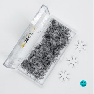 500 Premade Volume Lash Fans - 3D, 4D, 5D, 6D, 7D, 8D, 9D, 10D, 12D ...