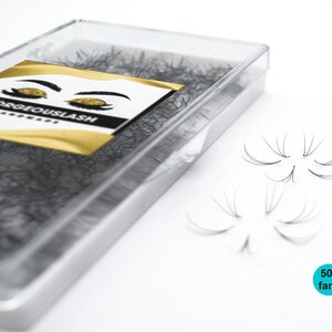 500 Premade Volume Lash Fans - 3D, 4D, 5D, 6D, 7D, 8D, 9D, 10D, 12D ...