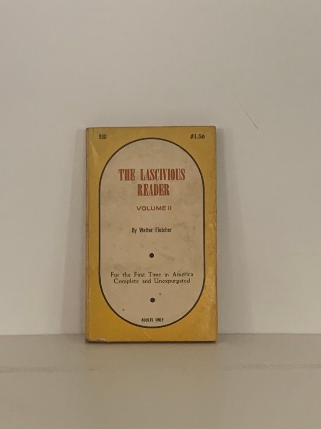 The Lascivious Reader Volume II by Walter Fletcher Thrifted Books, Used ...
