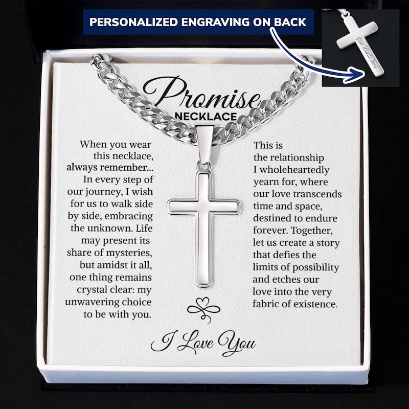Couples Promise Necklaces - Etsy