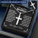 To My Brother Personalized Cross Necklace • Unique Gift for Brother ...