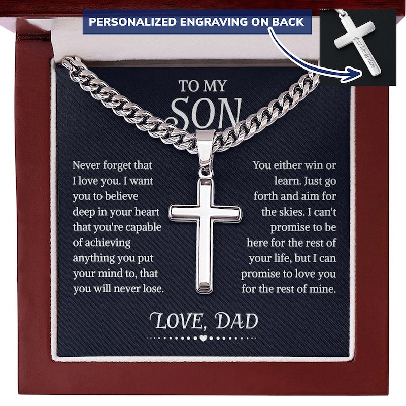 Father and Son Pendants - Etsy