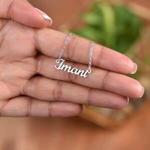Gifts From Dad for Daughter Necklace, Personalized Name Necklace ...