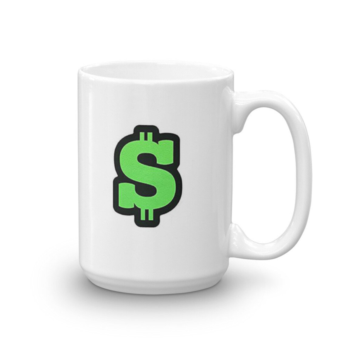 Money Cash Green Mug, Unique Coffee Mugs, Novelty Coffee Cup, Gift Idea ...