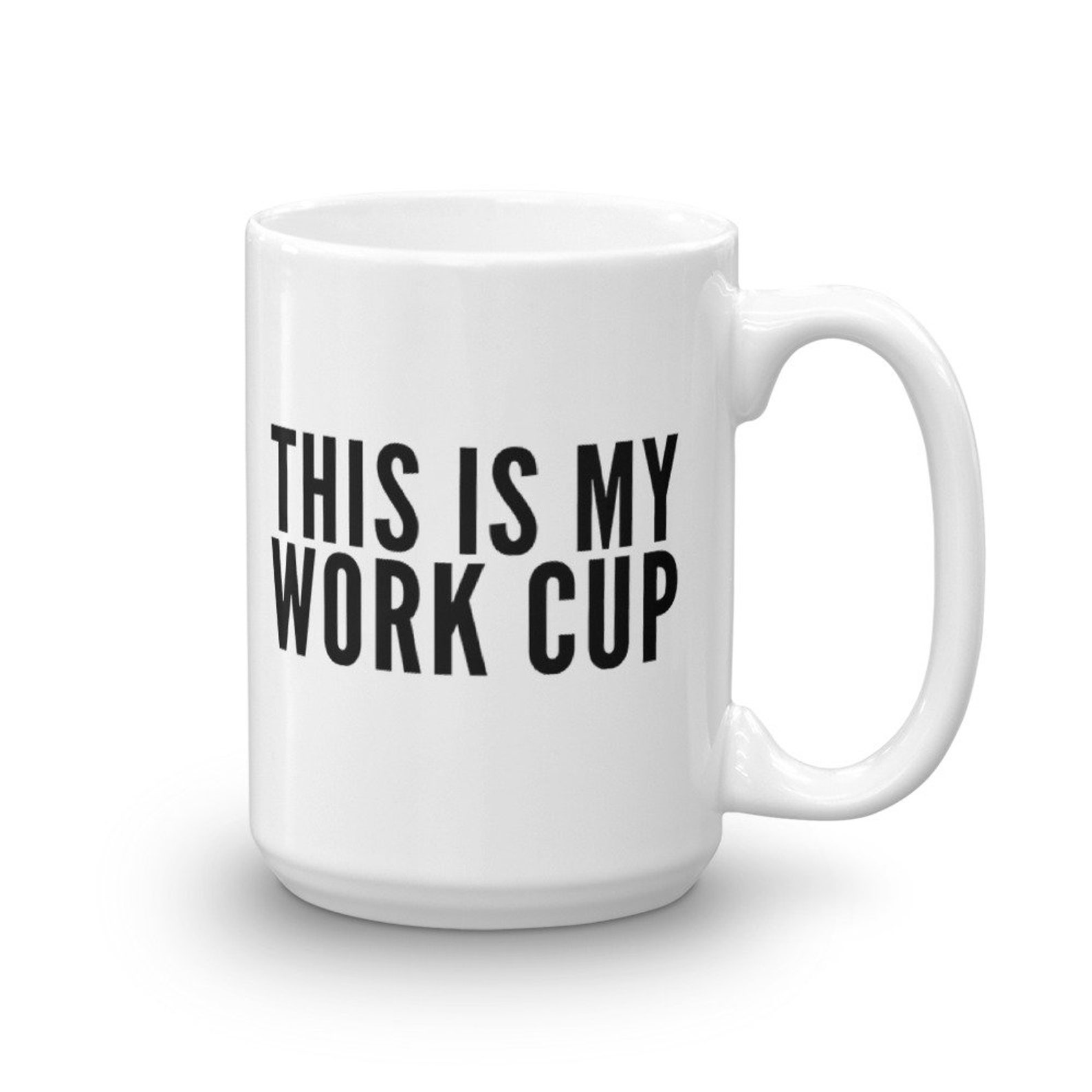 Coffee Quote Work Cup Mug, Unique Coffee Mugs, Novelty Coffee Cup, Gift ...