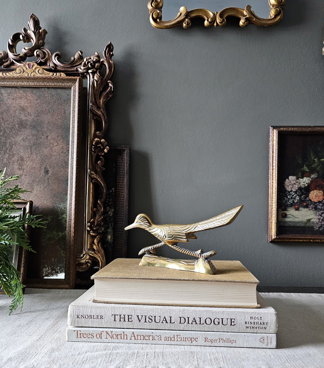 Vintage Brass Roadrunner Bird Statue Figurine Sculpture - Etsy