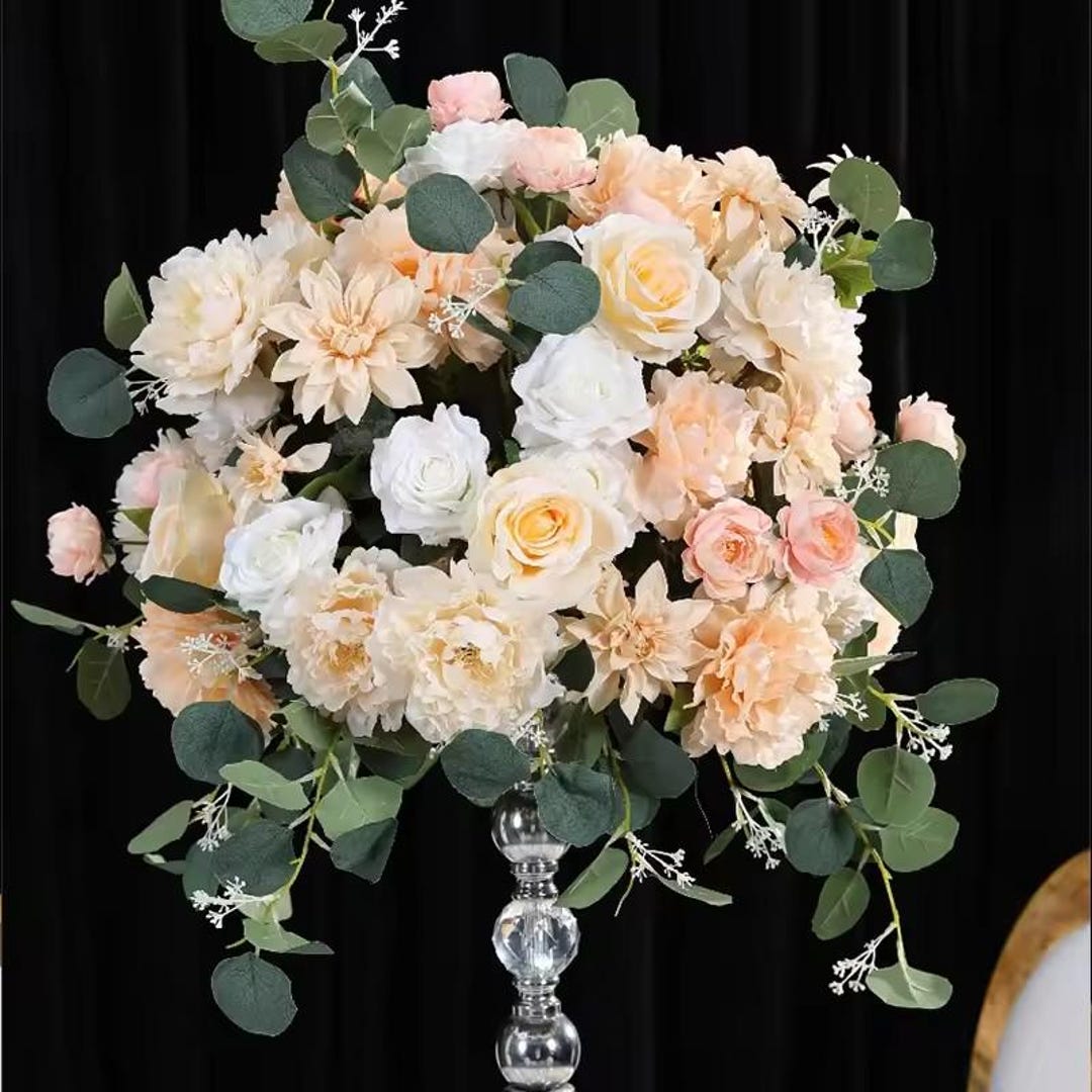 Champagne Rose Hydrangea Flower Balls,champagne Flower Ball for Wedding ...