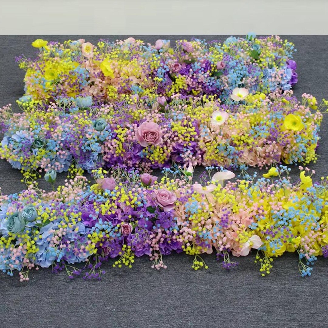 Very Popular Colorful Babysbreath Flower Runner,flower Garland Wedding ...