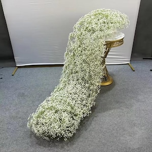 5D Luxury Red Flower Runner Centerpiece,red Flower Garland Arch ...