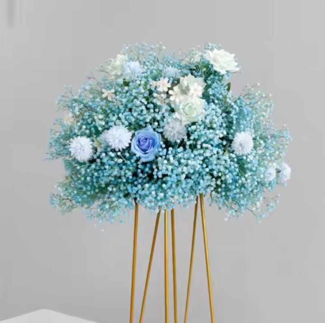 Blue Babysbreath Rose Flower Balls,artificial Flower Ball for 5D ...