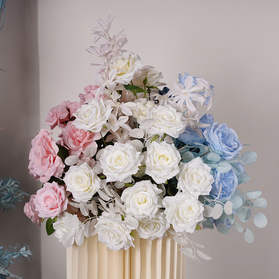 Pink&blush Rose Flower Ball,luxury Gold Leaves Flower Ball for Wedding ...