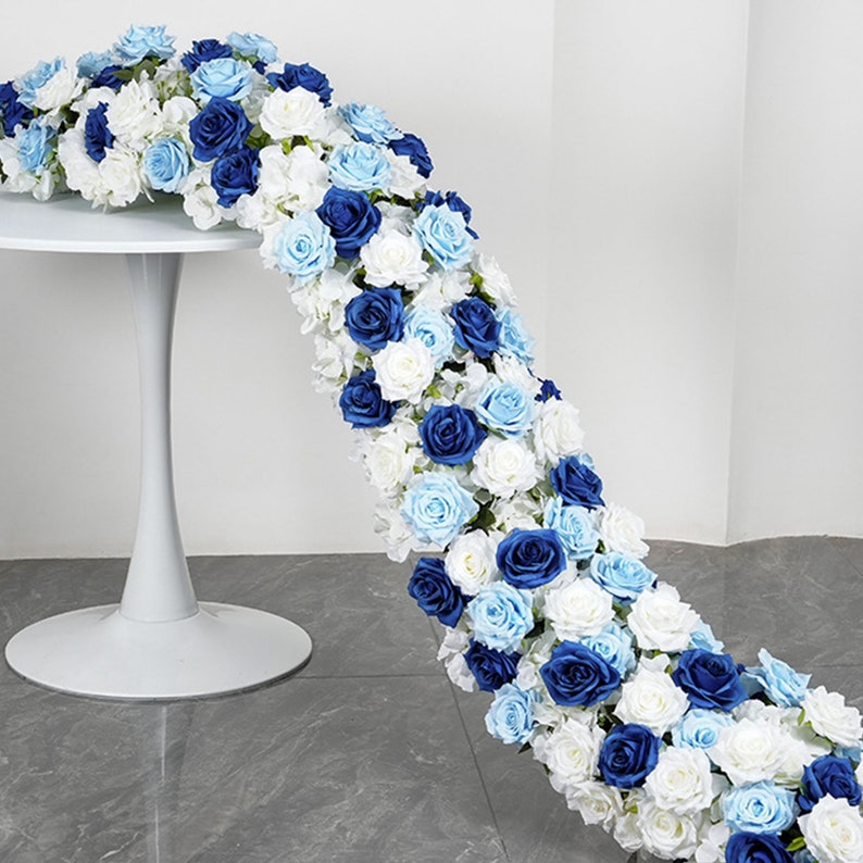 Burgundy Red Rose Wedding Arch Flower Row,green Eucalyptus Flower ...