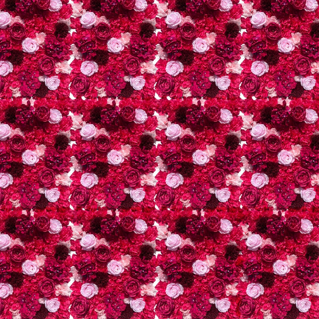 Rose Red Artificial Flower Wall Photography Backdrop,beautiful Rose ...