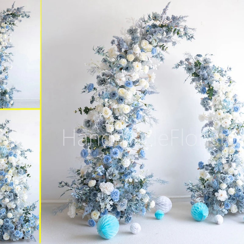 Wedding Arch Flowers Blue - Etsy