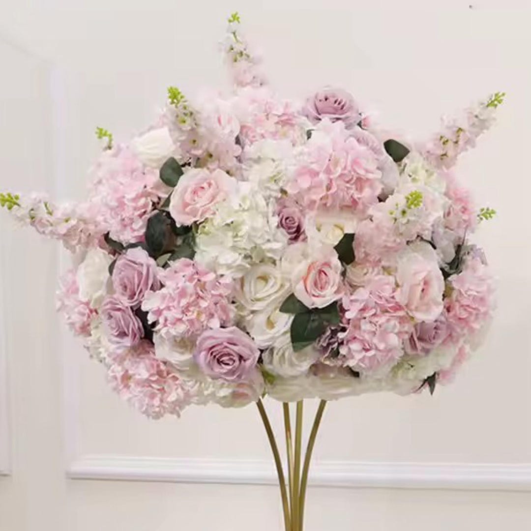 Ivory Pink Rose Hydrangea Flower Balls,light Pink Flower Ball for ...