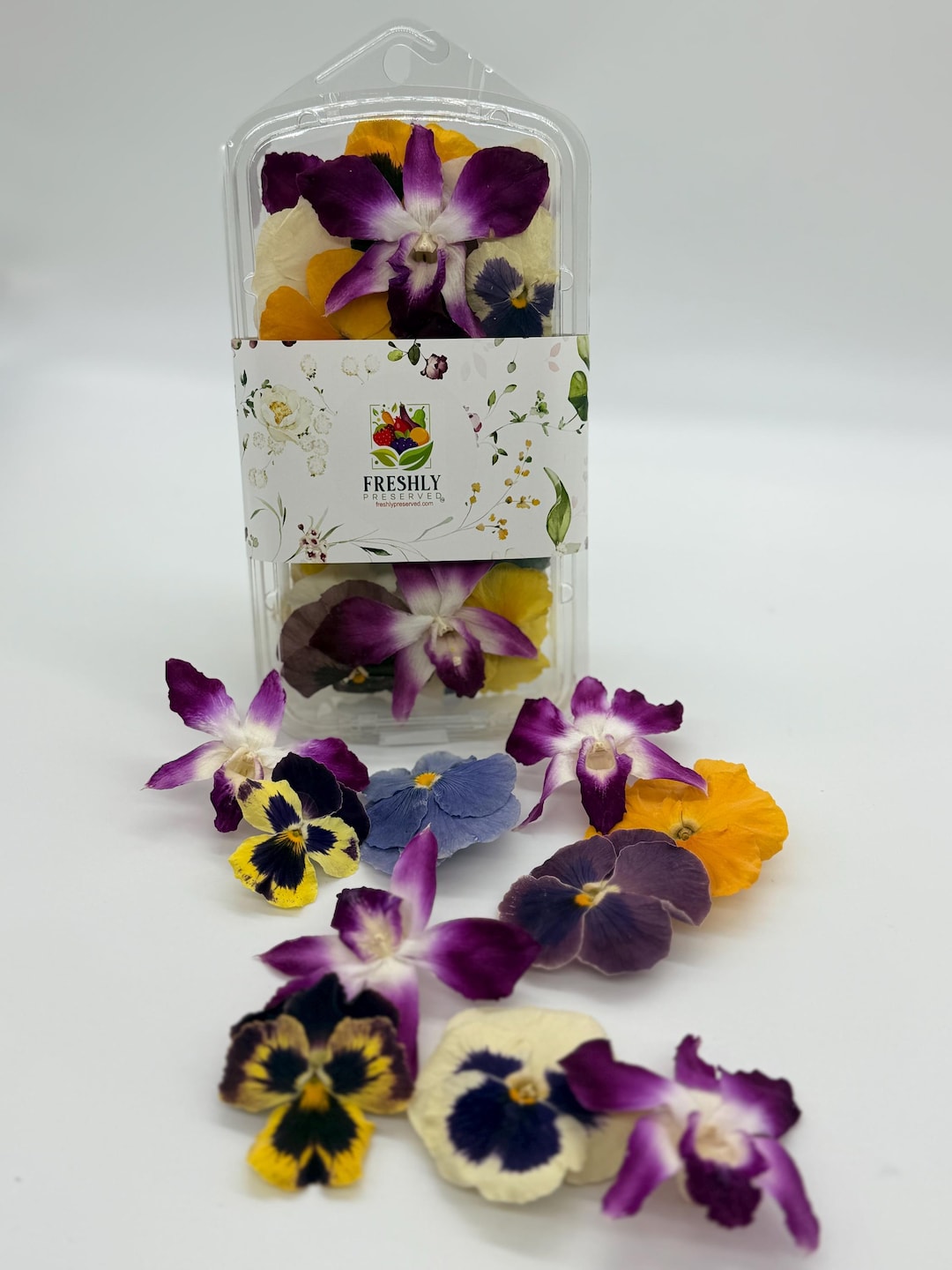 Freeze-dried Edible Pansy and Orchid Flowers - Etsy