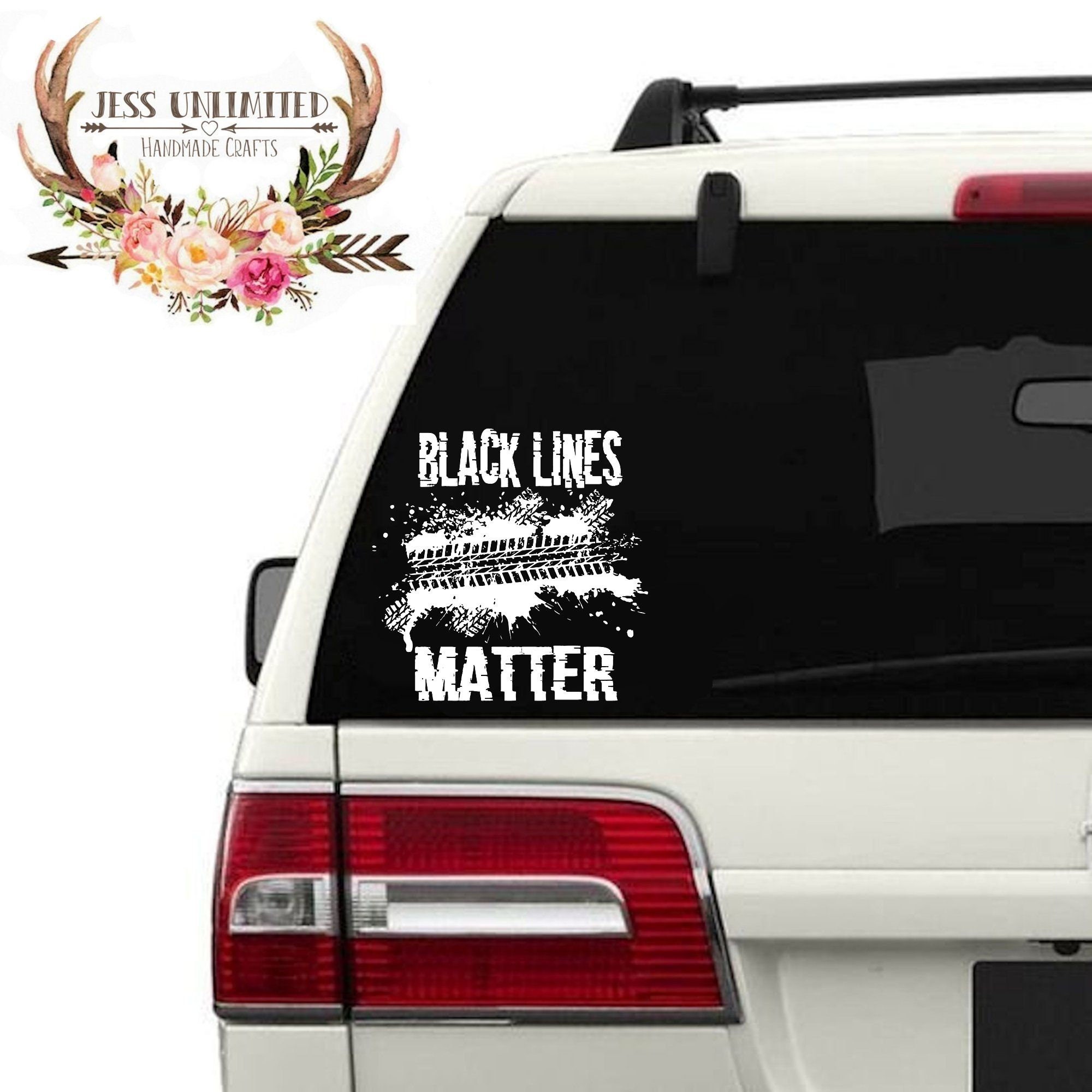 Black Lines Matter SVG Tire Tracks Decal Car Black Lines Svg File ...