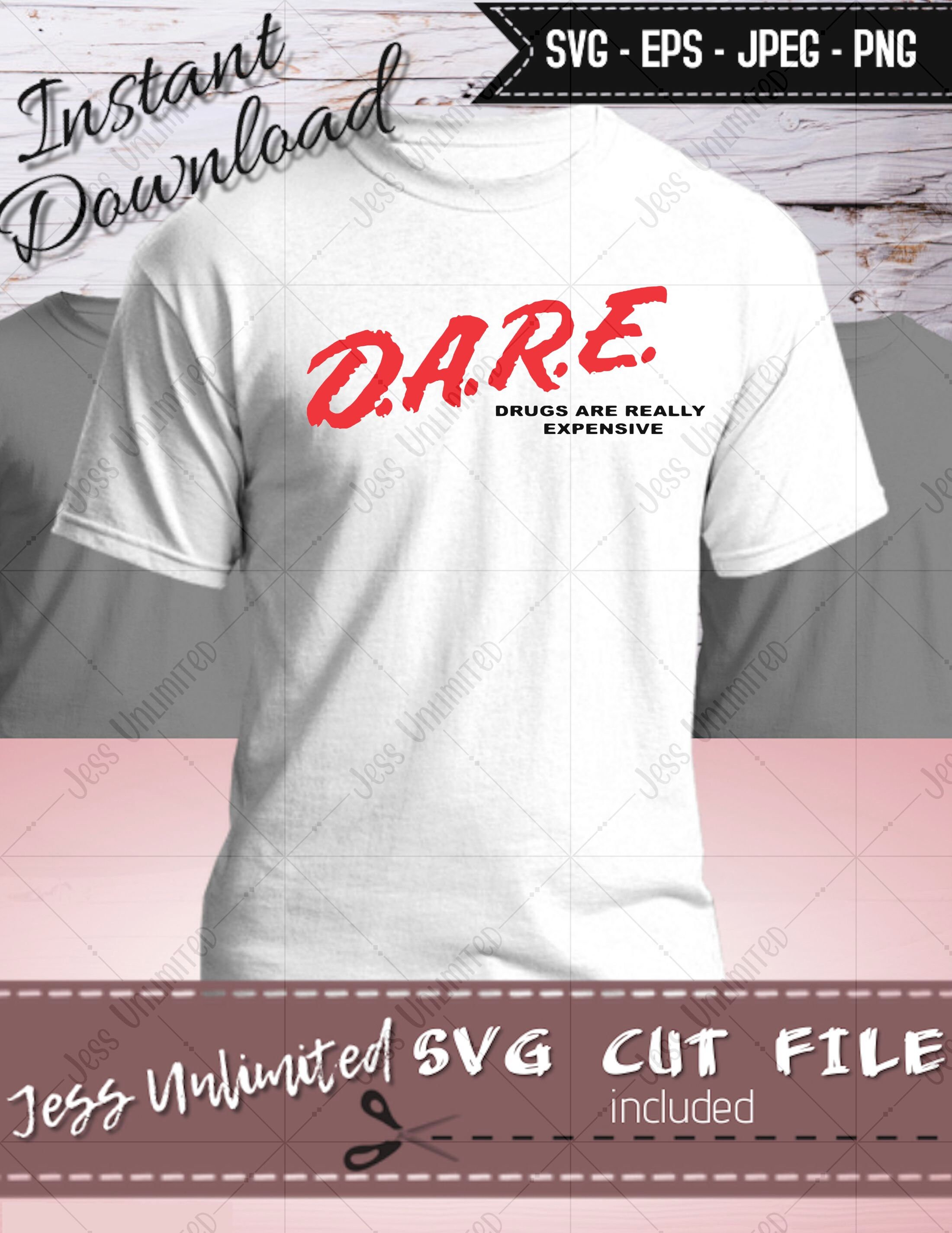 Funny D.A.R.E. SVG File | Humor Decal (digital Download) - Etsy