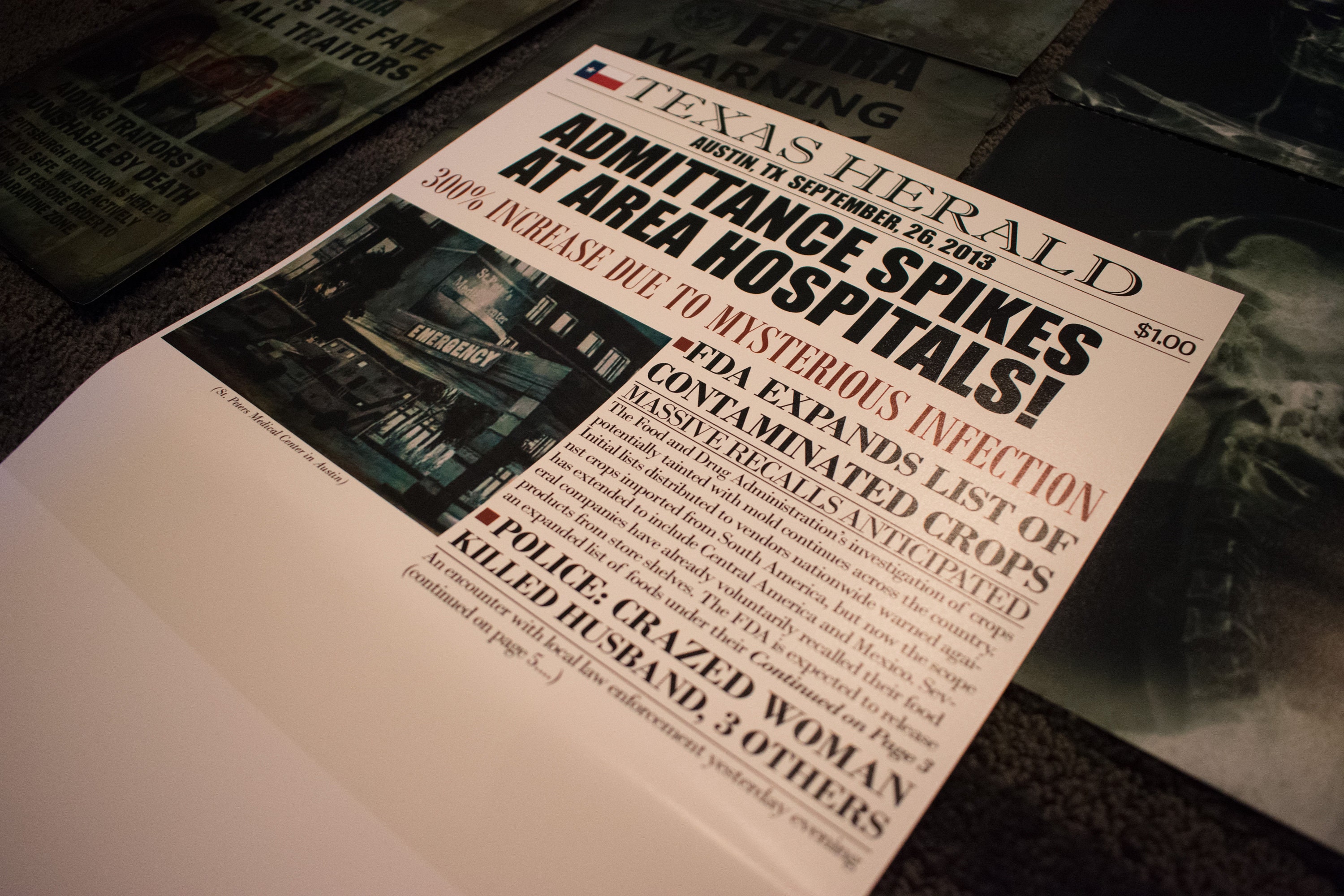 Outbreak Day Newspaper and Flyers 6 From the Last of Us Part | Etsy