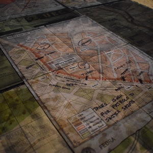 Complete Map Set From the Last of Us - Includes 10 Maps! - Etsy