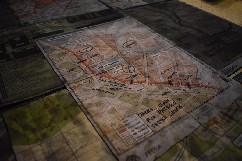 Complete Map Set From the Last of Us - Includes 10 Maps! - Etsy UK