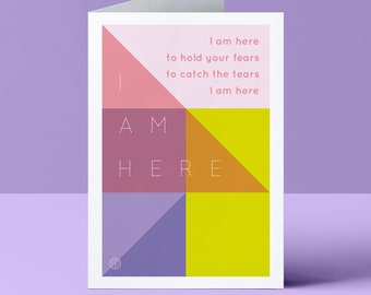 I Am Here Poem - Etsy
