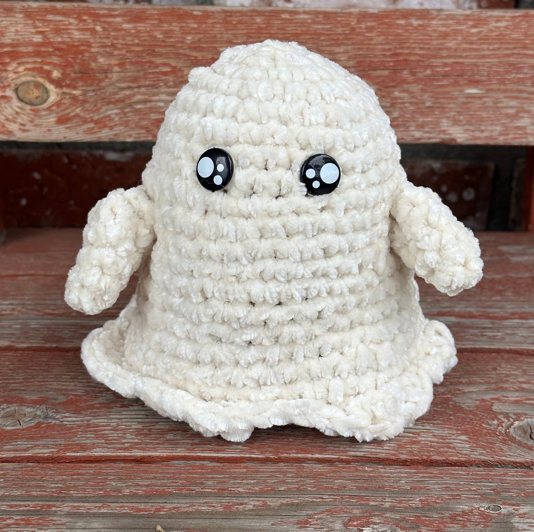 Crochet Ghost Plush Amigurumi Halloweencrochet Ghost Plush, Halloween ...
