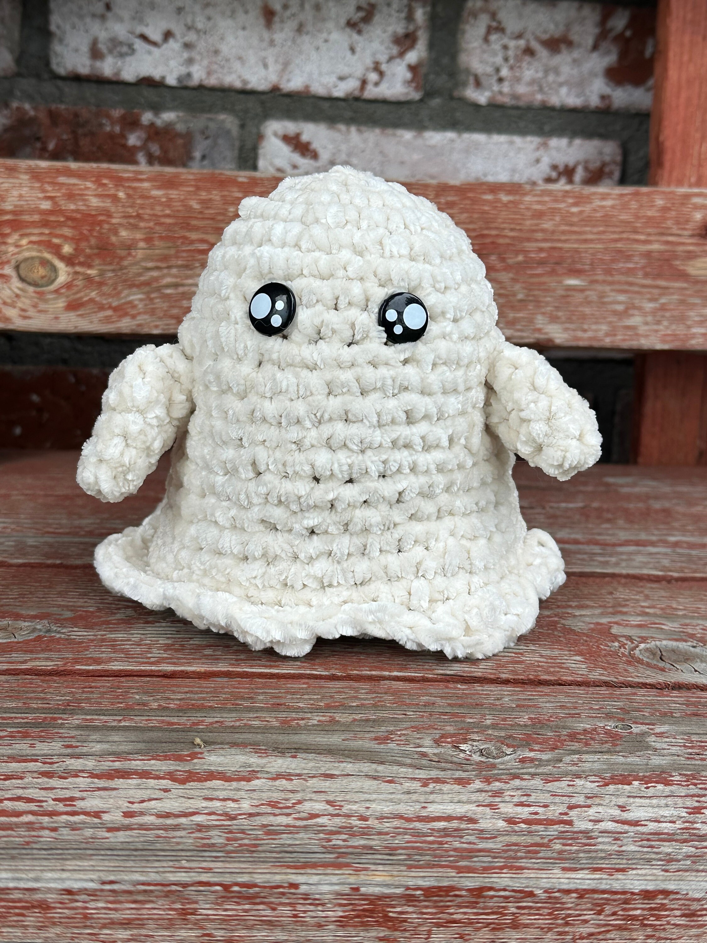 Crochet Ghost Plush Amigurumi Halloweencrochet Ghost Plush, Halloween ...