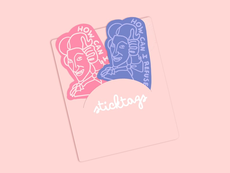 Set of 2 Princess and the Pauper Waterproof Viny Sticker, Preminger ...