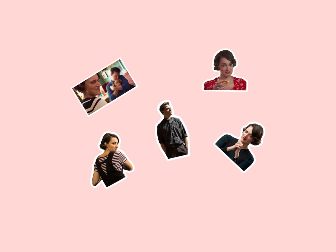 Pack of 5 Fleabag Stickers Pack, Waterproof Phone Case Sticker Bundle ...