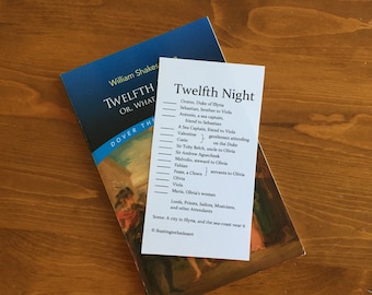 Shakespeare Julius Caesar Character Bookmark - Homeschool, Classroom ...