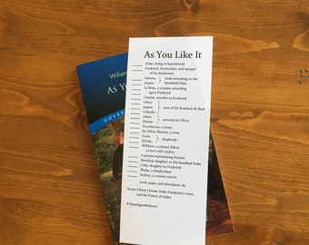 Shakespeare Julius Caesar Character Bookmark - Homeschool, Classroom ...