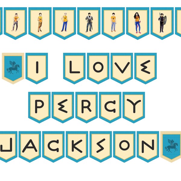 Percy Jackson Birthday Banner - Etsy