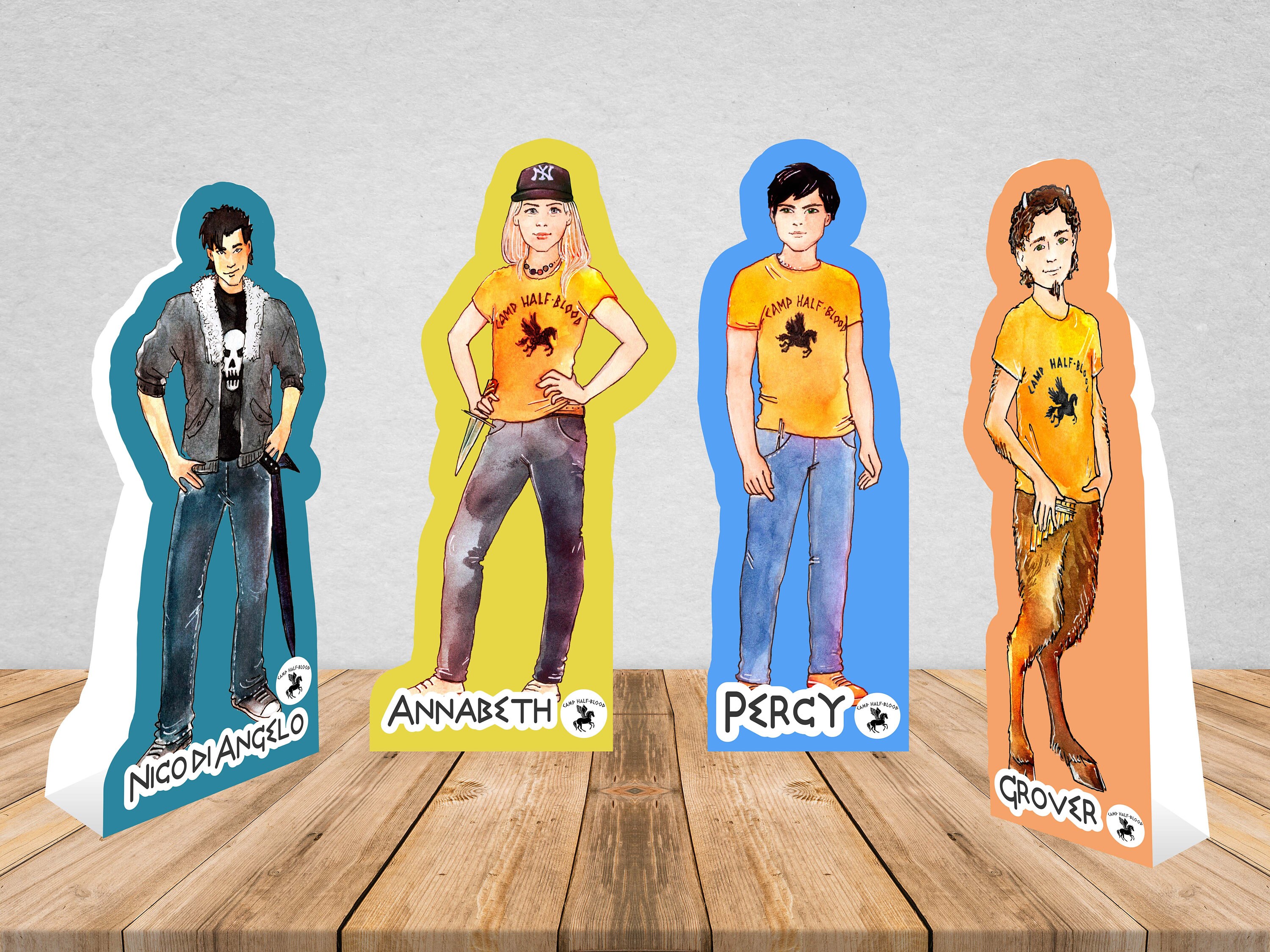 Percy Jackson Inspired Paperdolls/are You Organizing a Half - Etsy