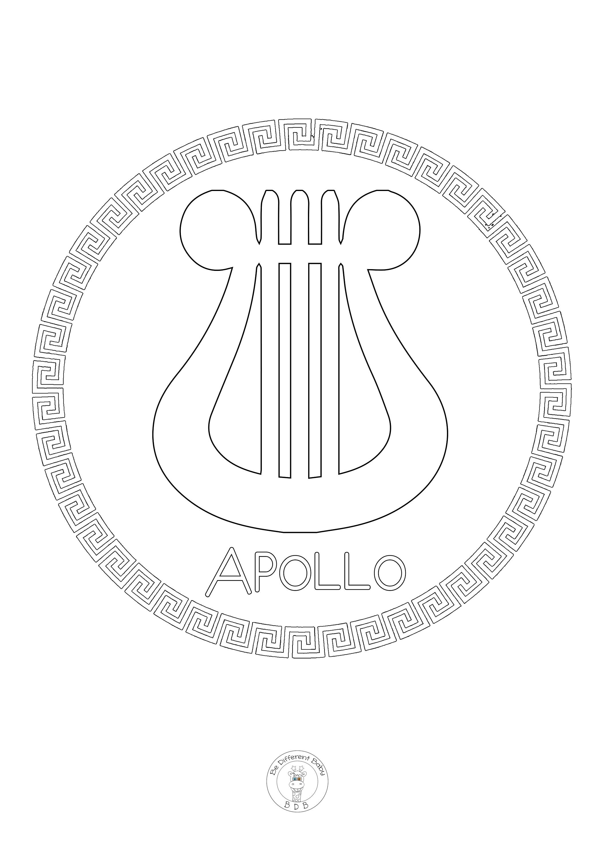 Greek Gods Symbols Coloring Pages/ Digital Download/ 16 Greek - Etsy ...