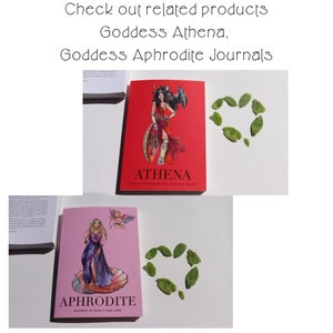 Greek Goddess Journal, Gold Foil Artemis Journal, A5 Greek Goddess ...