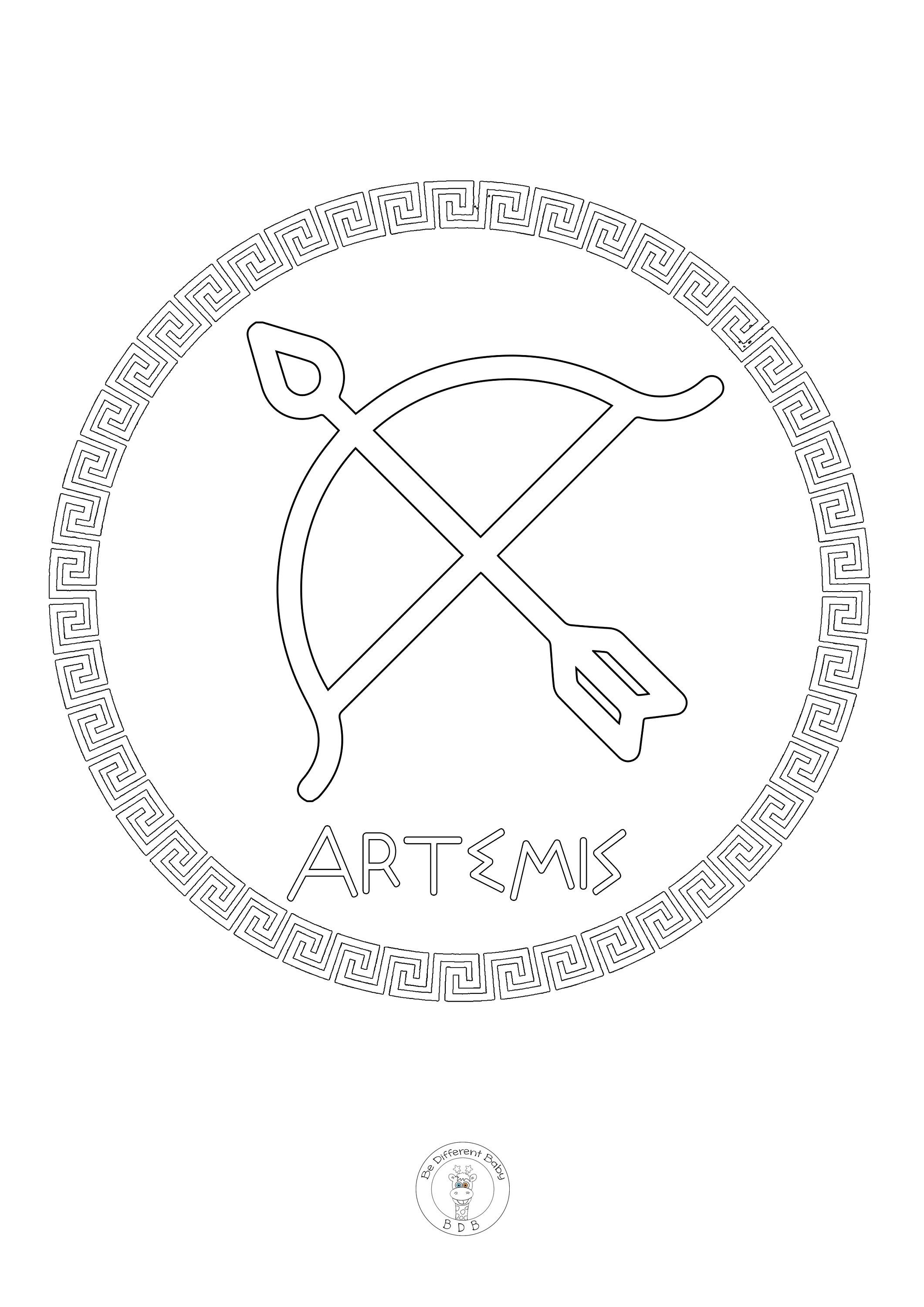 Greek Gods Symbols Coloring Pages/ Digital Download/ 16 Greek - Etsy ...
