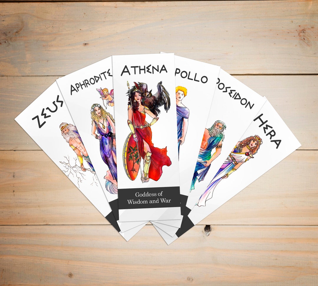 Greek Mythology Bookmarks/instant Download/if You Love Greek Gods and ...