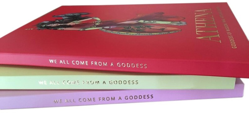 Greek Goddess Journal Gold Foil Artemis Journal A5 Greek | Etsy