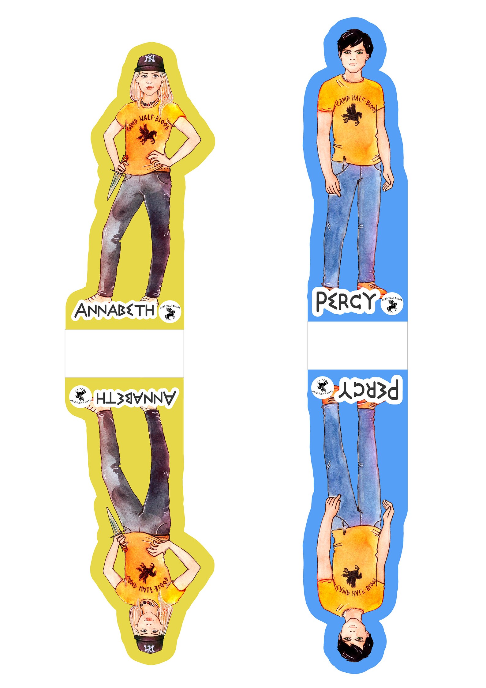 Percy Jackson Inspired Paperdolls/are You Organizing a Half - Etsy