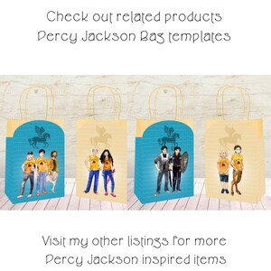 Percy Jackson Party Gift Tags/instant Download/perfect for All Camp ...