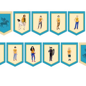 I Love Percy Jackson Banner+9 Characters Banner /instant Download ...
