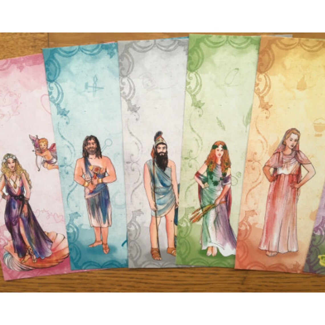 Greek Gods Paper Pack/zeus,poseidon,hades,athena,aphrodite,artemis,hera ...