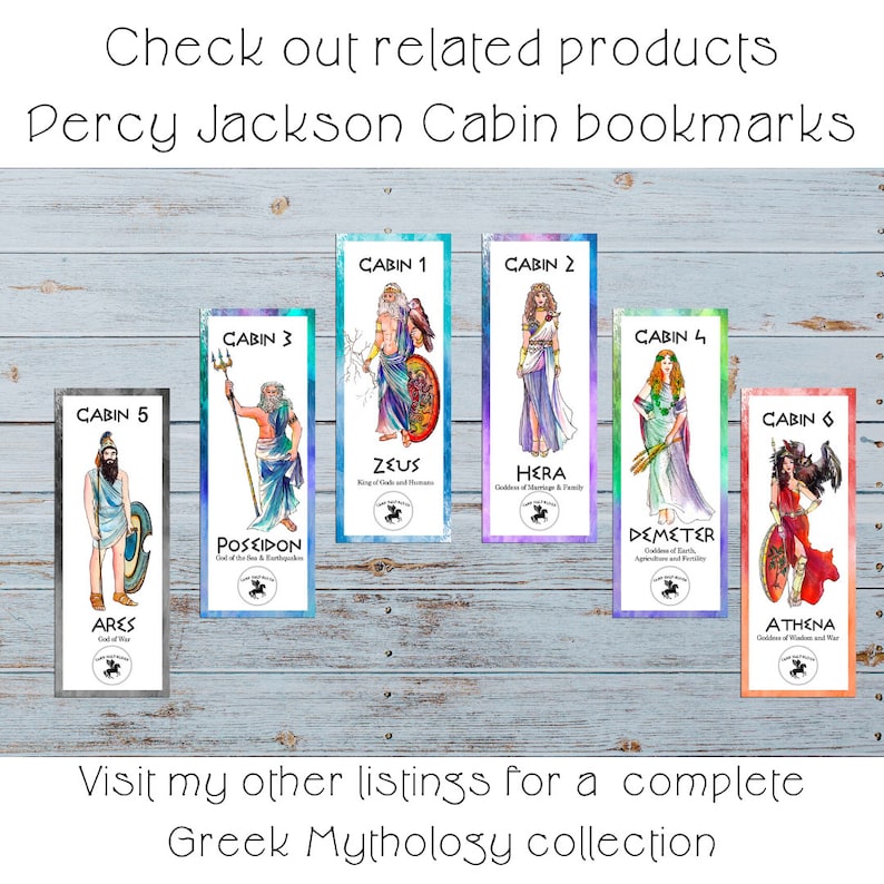 Percy Jackson & Greek Gods Paper Dolls: Printable Figures (digital ...