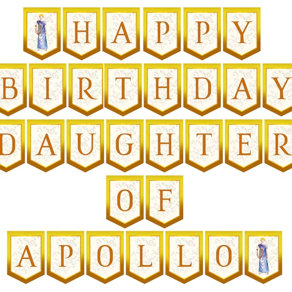 Percy Jackson Birthday Banner - Etsy